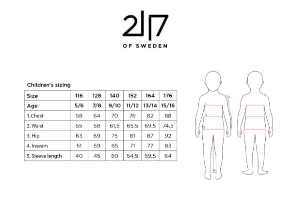Size Guide - 2117 of Sweden